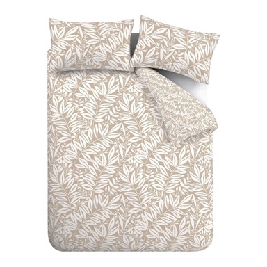 CATHERINE LANSFIELD Posteljina Sorrel Leaves 200x200 cm Svjetlo smeđa ...