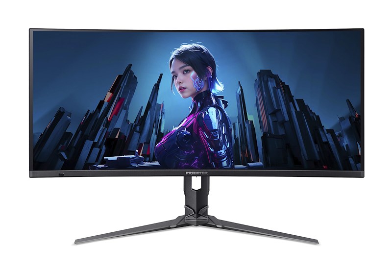 ACER Monitor 34" Predator X34X5 QD-OLED UWQHD zakrivljeni 240Hz USB-C ...