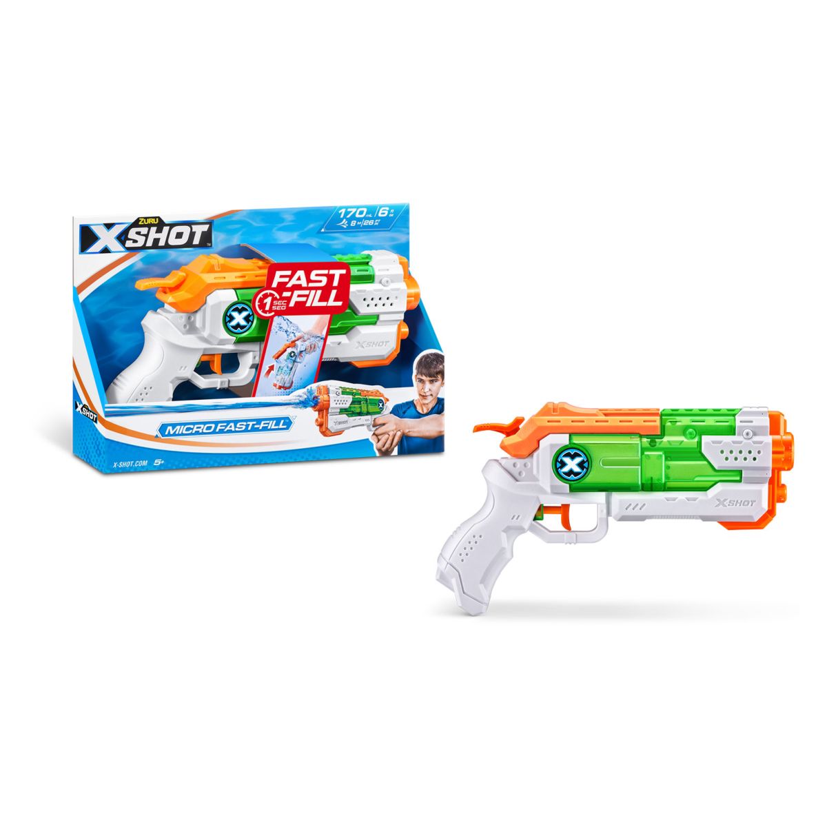 X-SHOT Vodeni pištolj Micro - 23 fast fill | Koreqt.hr