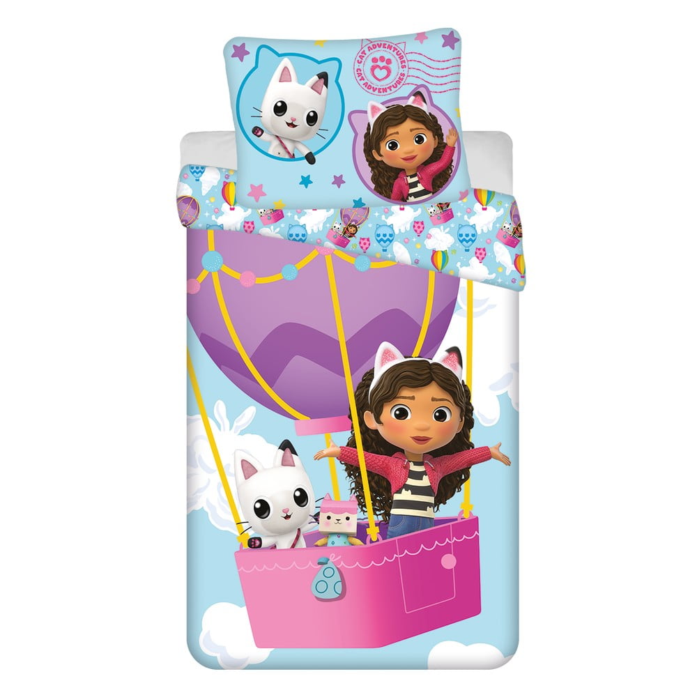 JERRY FABRICS Pamučna dječja posteljina Gabby's Dollhouse "Balon ...