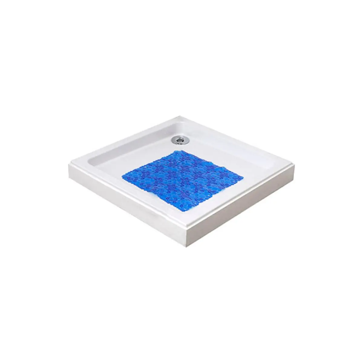 TENDANCE Podloga za kadu, 50x50 cm, pvc - Tamno plava