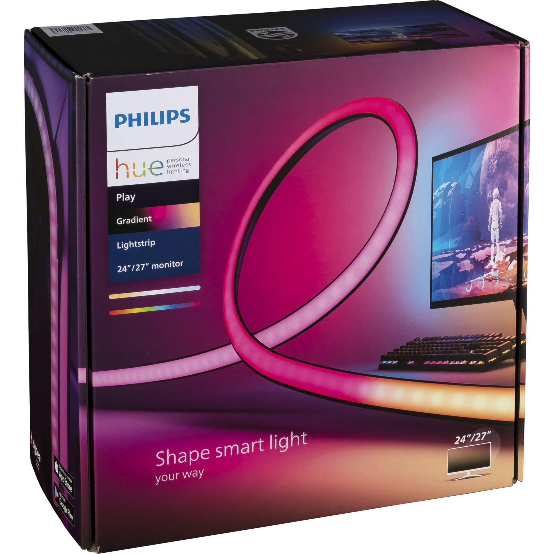 PHILIPS Svjetlosna traka, Hue Gradient LED, PC 24/27 Zoll Hue Play ...