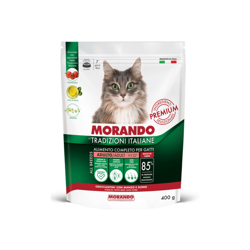 MORANDO Hrana za mačke Tradizioni Cat Adult govedina i svinjetina, 400 ...