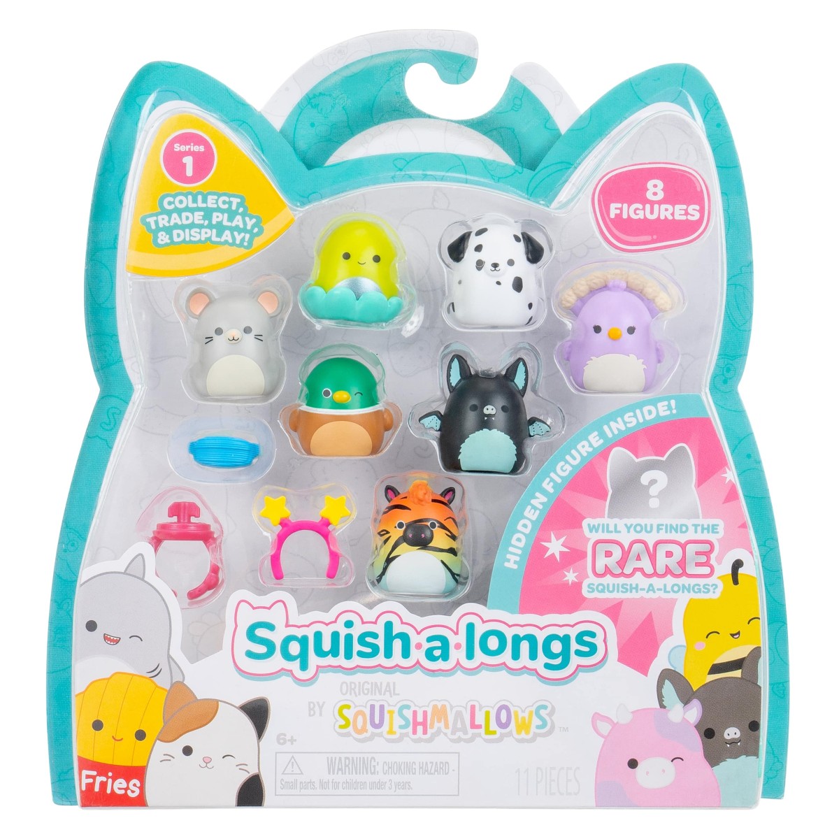 SQUISH-A-LONGS Mini Squish Figurice 2,5 cm (8 kom., stil 4) | Koreqt.hr