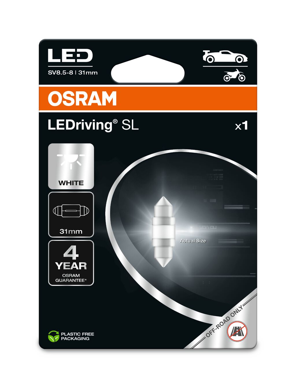 OSRAM LEDriving SL Festoon (C3W C5W C10W) LED žarulja C10W (SV8.5-8 ...