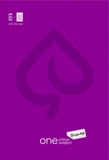 LIPA MILL Bilježnica One Colour-One Subject A4, linije, 42 lista, meki ...