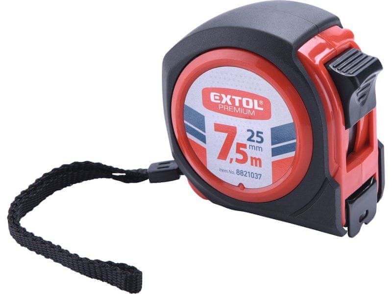 EXTOL Mjerna traka Premium 8821037 7,5 m, žuta | Koreqt.hr