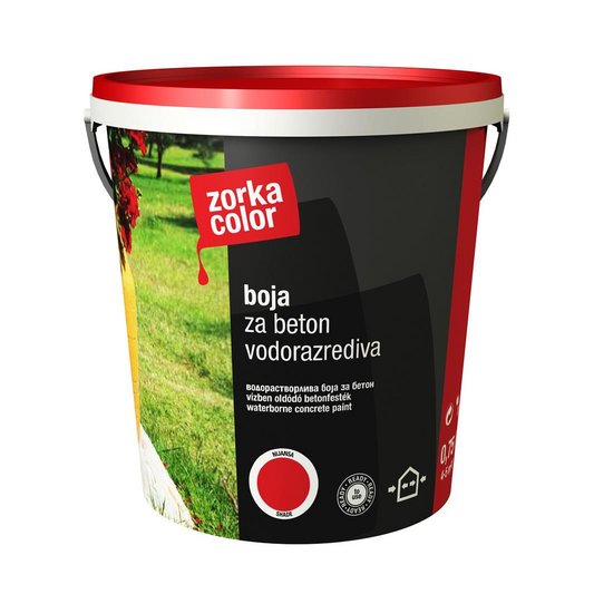ZORKA COLOR Akrilna boja za beton Zoralux, 0,75 l, antracit 7016 ...