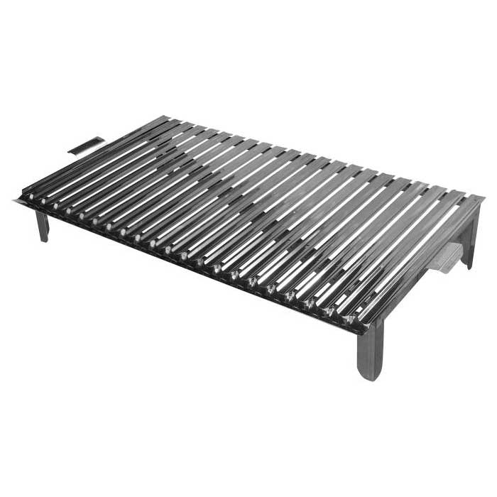 LIMARIJA SEBASTIJAN Rešetka za roštilj od inoxa s nogicama, 70x40 cm ...