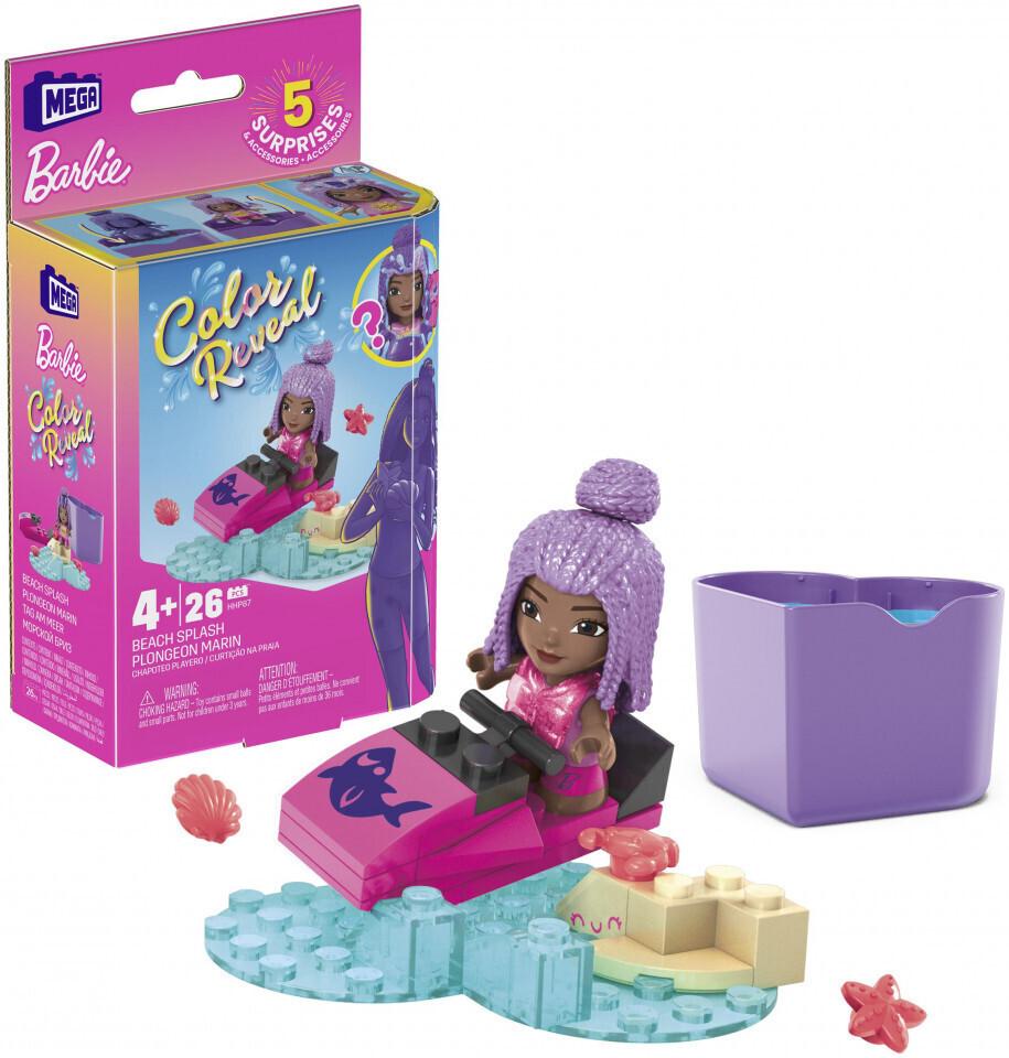 MATTEL Mega Bloks Barbie mikro lutka za plažu HHP87 | Koreqt.hr
