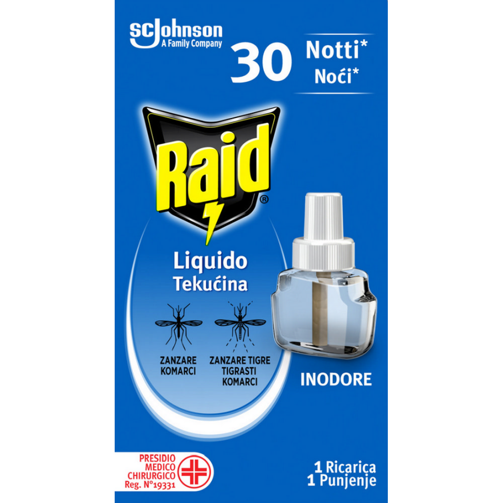 RAID Insekticid punjenje za elektirčni aparat liquid 21 ml | Koreqt.hr