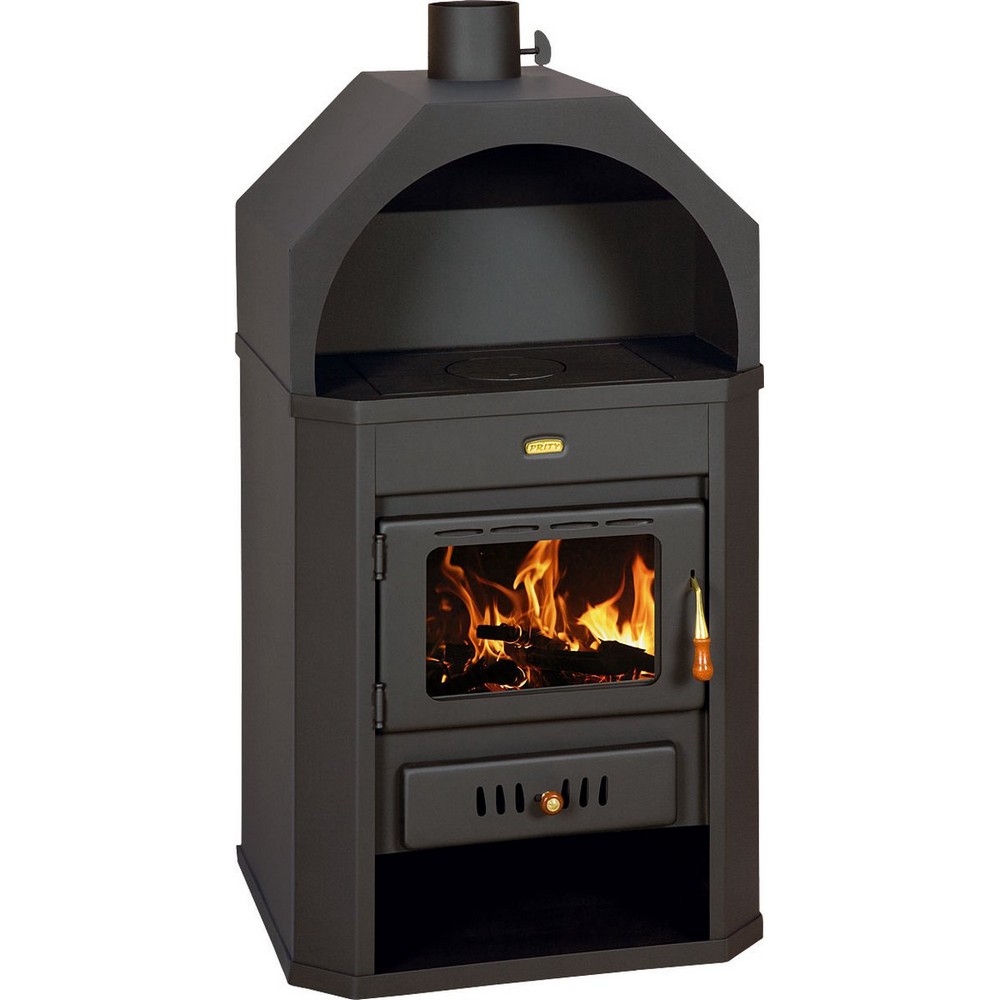 PRITY kamin s kupolom 15,9 kW, crni | Koreqt.hr