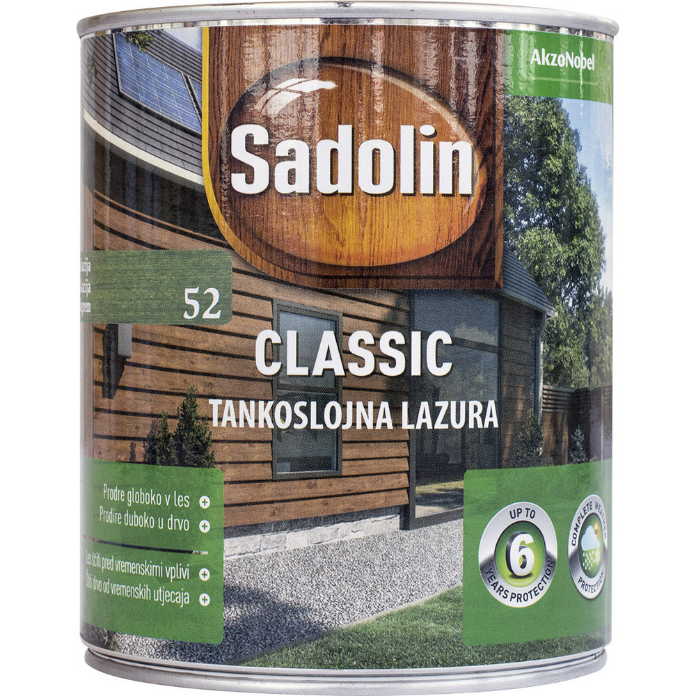 SADOLIN lazura za drvo Classic vijela 2,5 l (99)