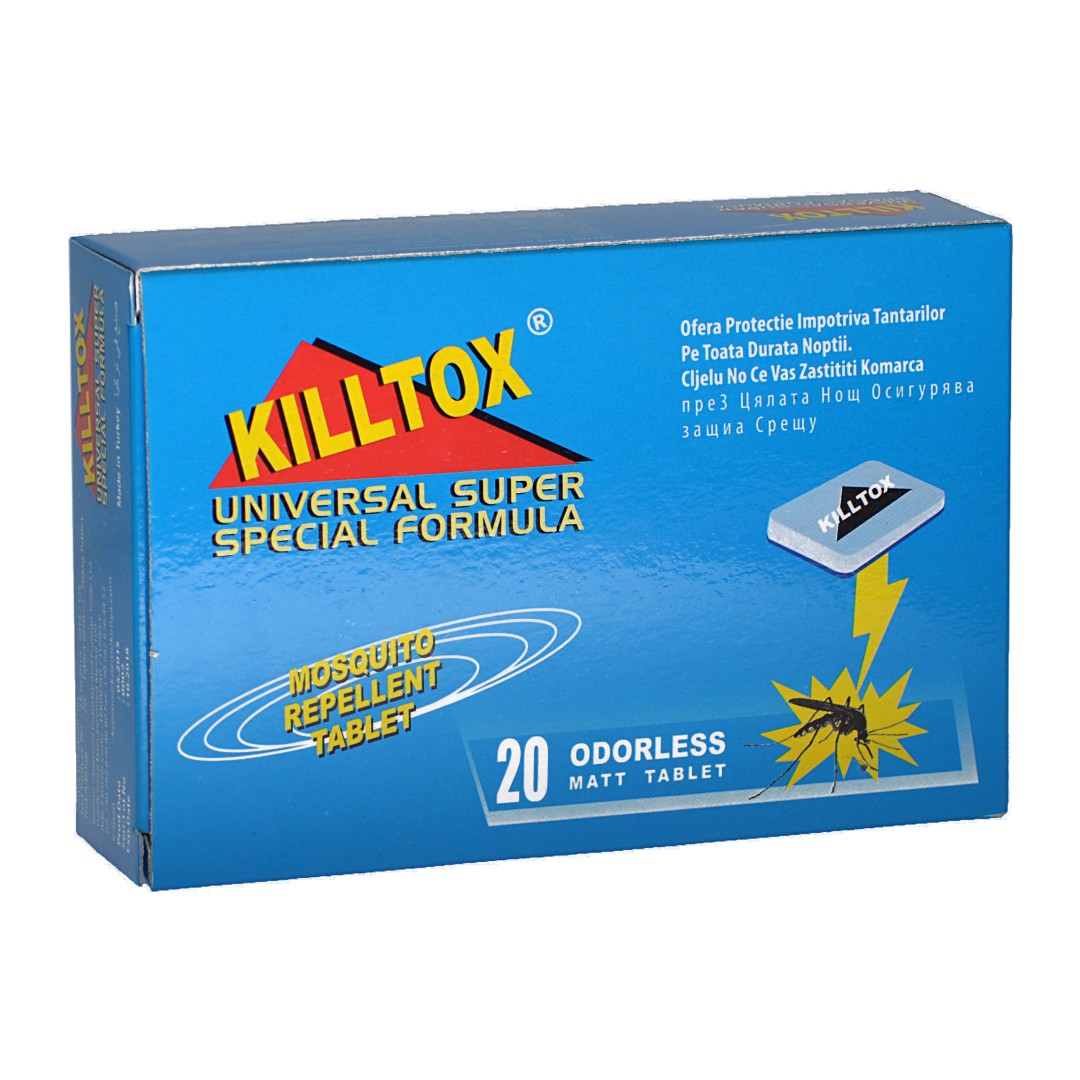 KILLTOX Insekticid tablete za komarce 20/1 | Koreqt.hr