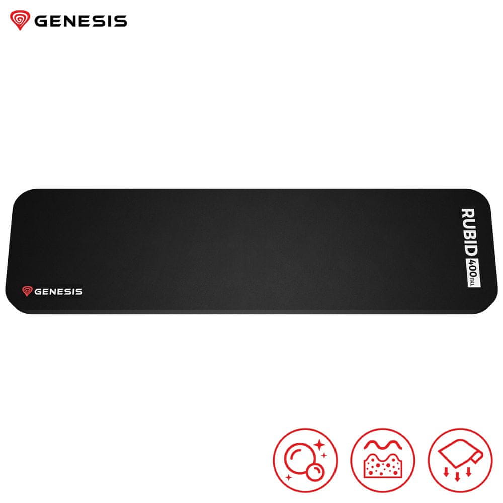 GENESIS Podloga za zapešće Rubid 400 TKL, ergonomska, meka pjena ...