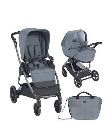 CAM Dječja kolica Techno Babila 2u1, košara, t561, plava | Koreqt.hr
