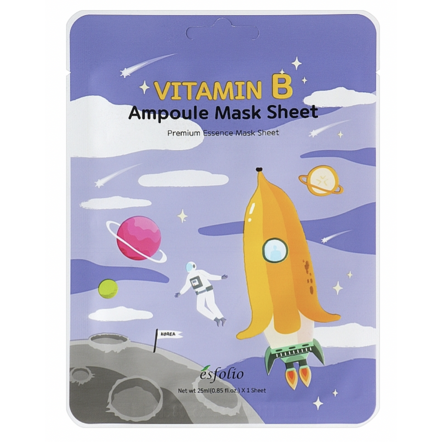 ESFOLIO Maska za lice Vitamin B Ampoule Mask Sheet 1 kom/25 ml | Koreqt.hr