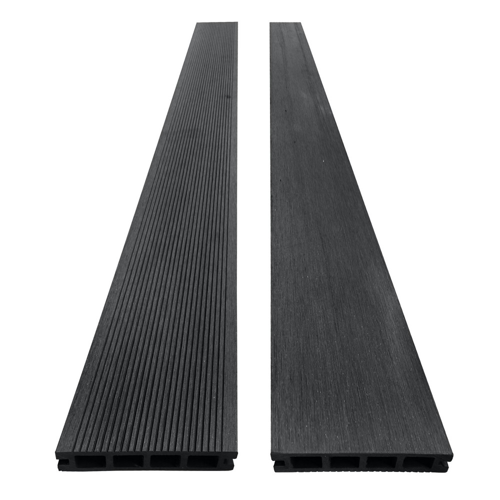 Decking wpc daska za terase, 135 x 25 x 2200 mm, tamno siva | Koreqt.hr