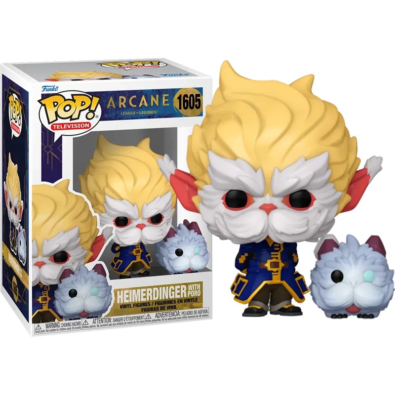 Funko POP Arcane League of Legends Heimerdinger w/ Poro 9cm | Koreqt.hr