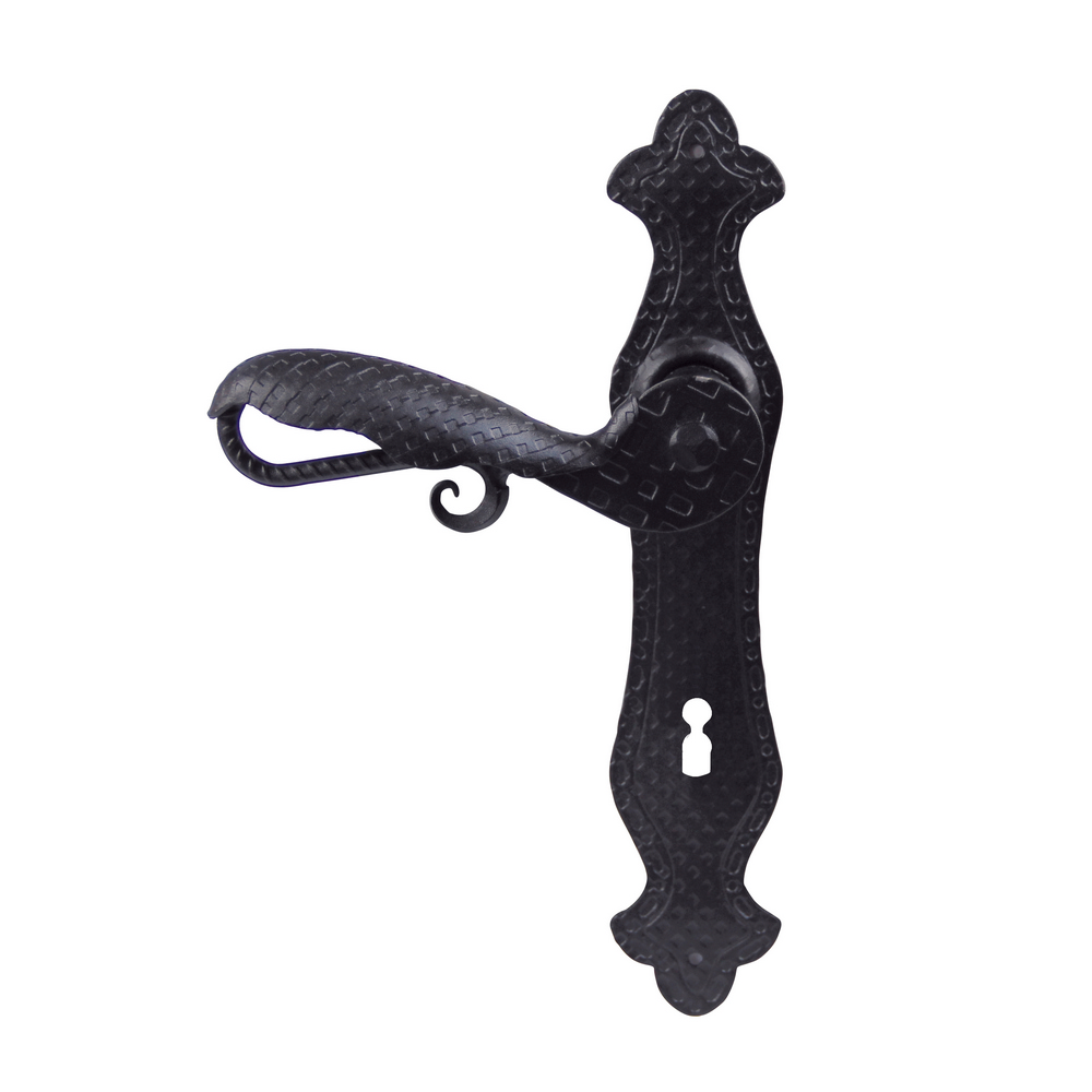 Kvaka za vrata cilindar siva