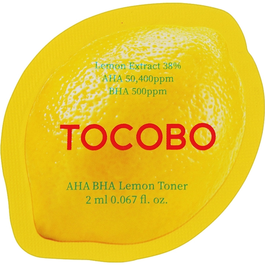 TOCOBO Tonik s kiselinama i limunom AHA BHA Lemon Toner SAMPLE 2 ml ...