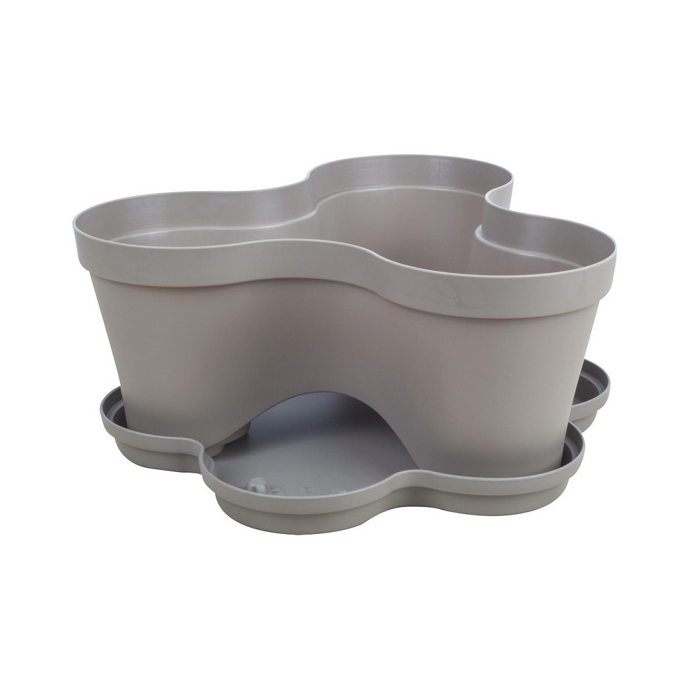 PLANA Podmetač za tegle ROMA PVC 38,5 cm antracit | Koreqt.hr