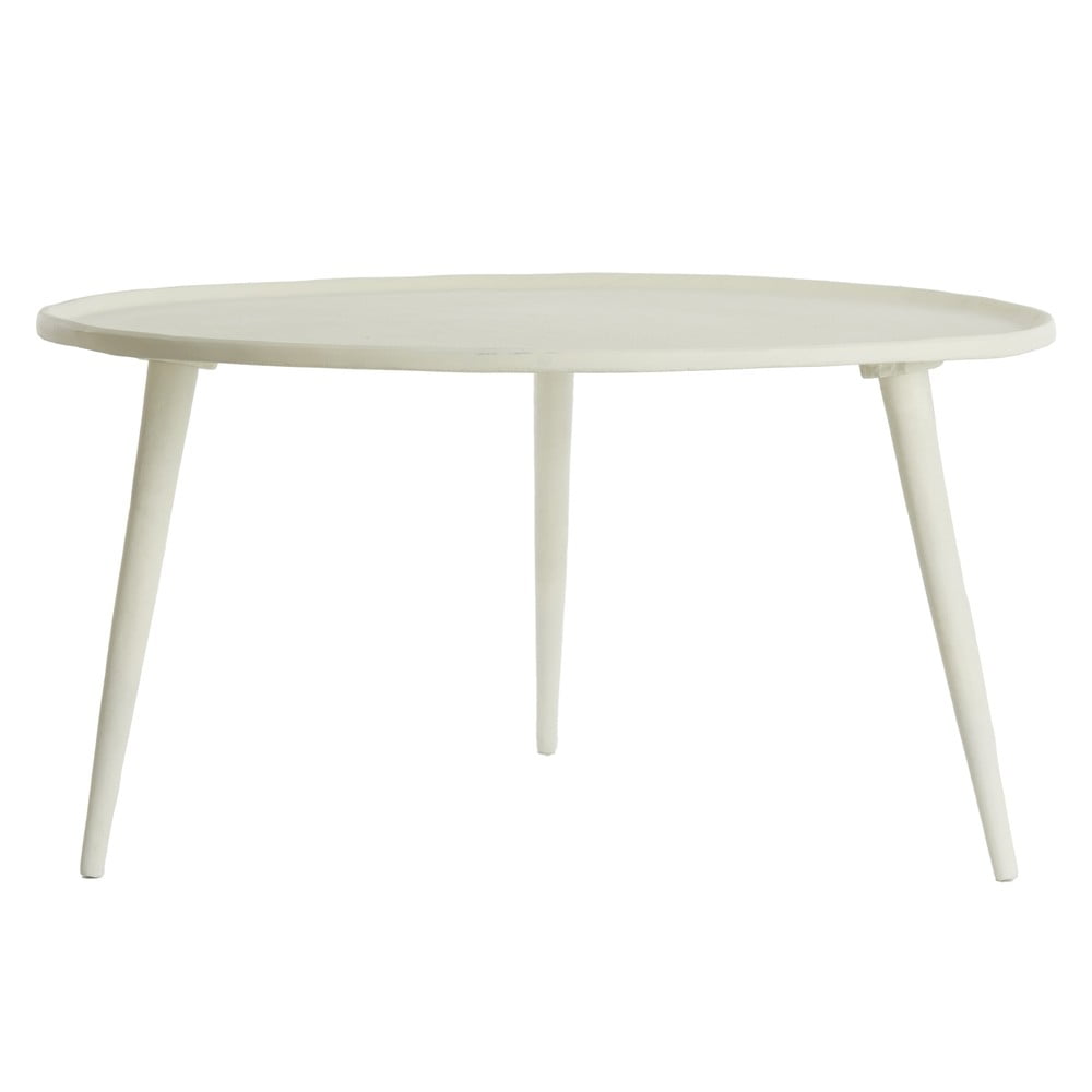 LIGHT & LIVING Stolić za kavu Babina promjer 67,5 cm krem metalni ...