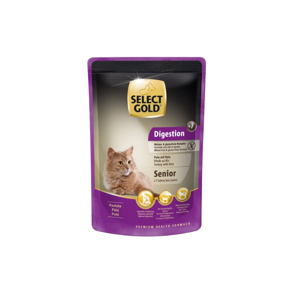 SELECT GOLD Cat Senior Digestion 85 g | Koreqt.hr