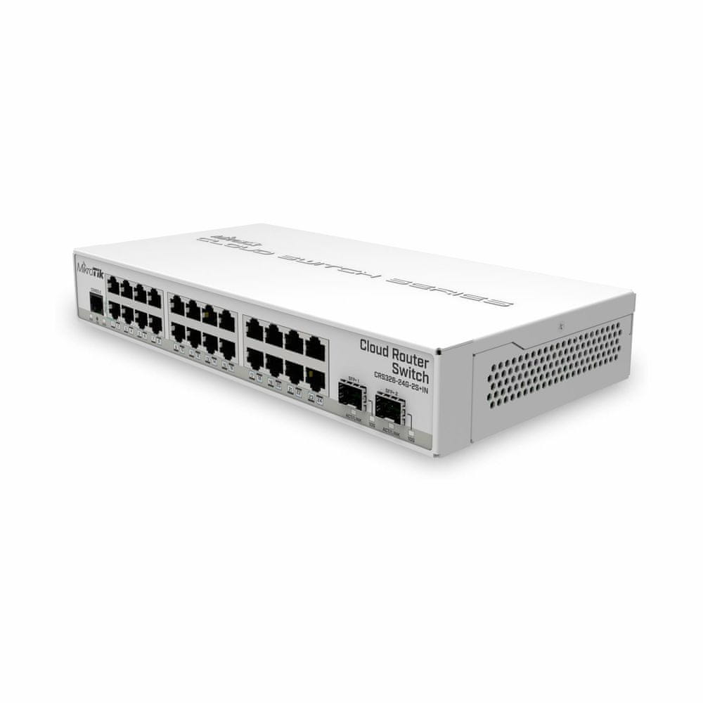 MIKROTIK Mrežni prekidač CRS326-24G-2S+IN Giga 24-porta 2x SFP+ | Koreqt.hr