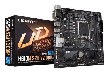 GIGABYTE Matična ploča H610M S2H V2 DDR4, Intel H610, DDR4, micro ATX, Socket LGA 1700 | Koreqt.hr
