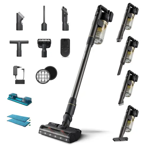 PHILIPS Štapni usisavač 7000 Series XC7057, crna/zlatna | Koreqt.hr