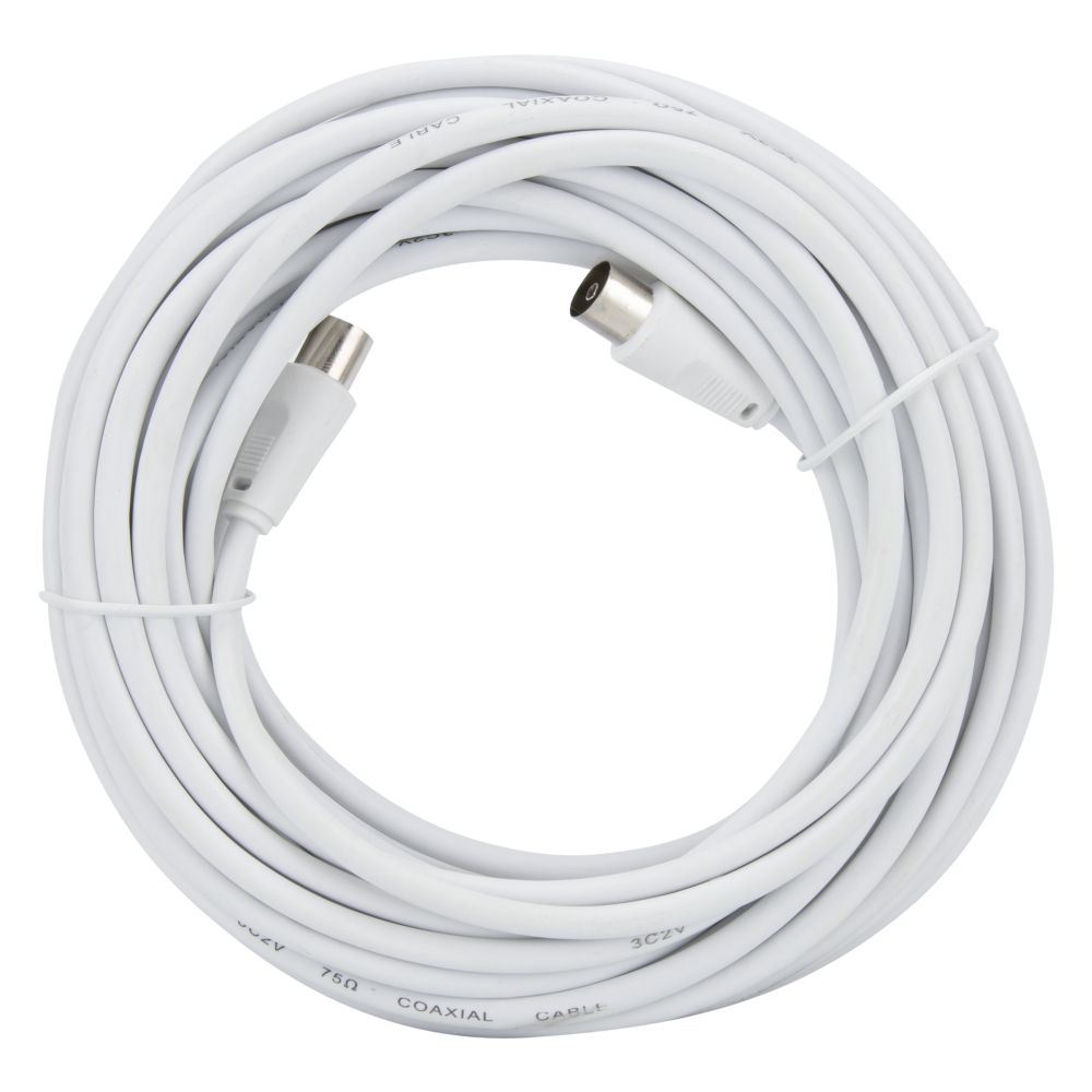 TECRO A/V program antenski kabel RF 10M BIJELI