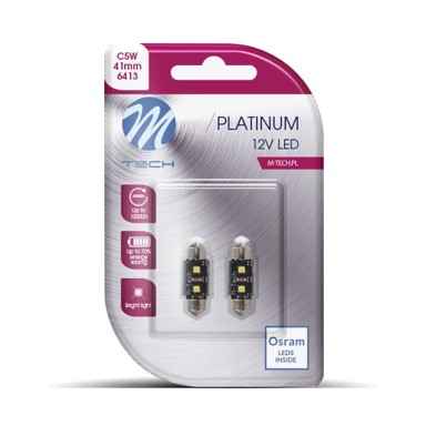 M-TECH Festoon (C5W, C10W) CANBUS 2x HP LED žarulje 41mm | Koreqt.hr