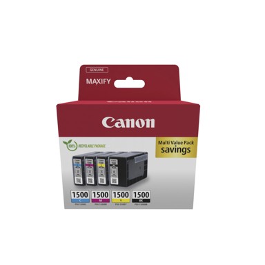 CANON Komplet tinta za printer PGI-1500 BK/C/M/Y | Koreqt.hr