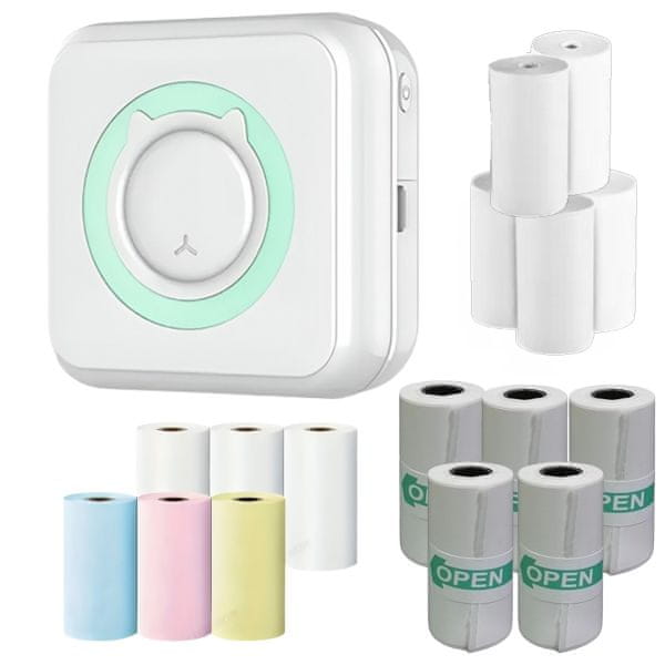 VYZIO Mini termalni printer za slike i naljepnice Miniorintpack, 18 ...