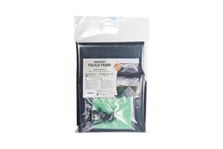 EURO TOOLS LDPE folija, 3 × 5 m 150 µm crna | Koreqt.hr