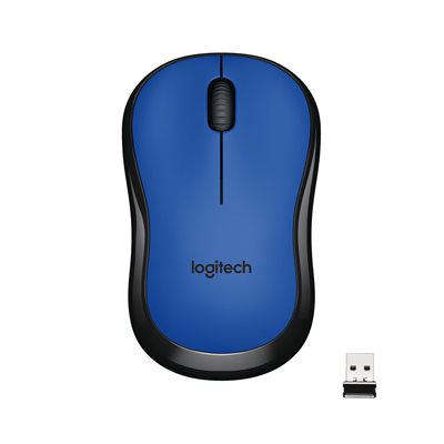 LOGITECH Miš M220 Silent, plavi, optički, bežični, USB | Koreqt.hr