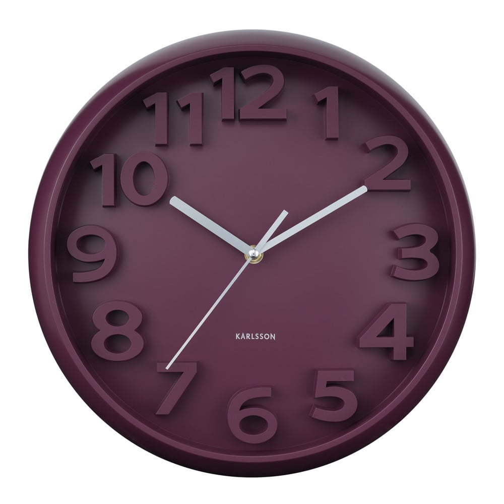 KARLSSON Zidni sat ø 33,5 cm Elevated Classic Numbers | Koreqt.hr