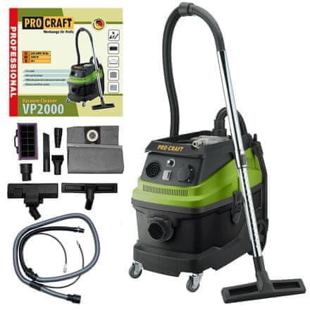 PROCRAFT Industrijski usisavač VP2000 | Koreqt.hr