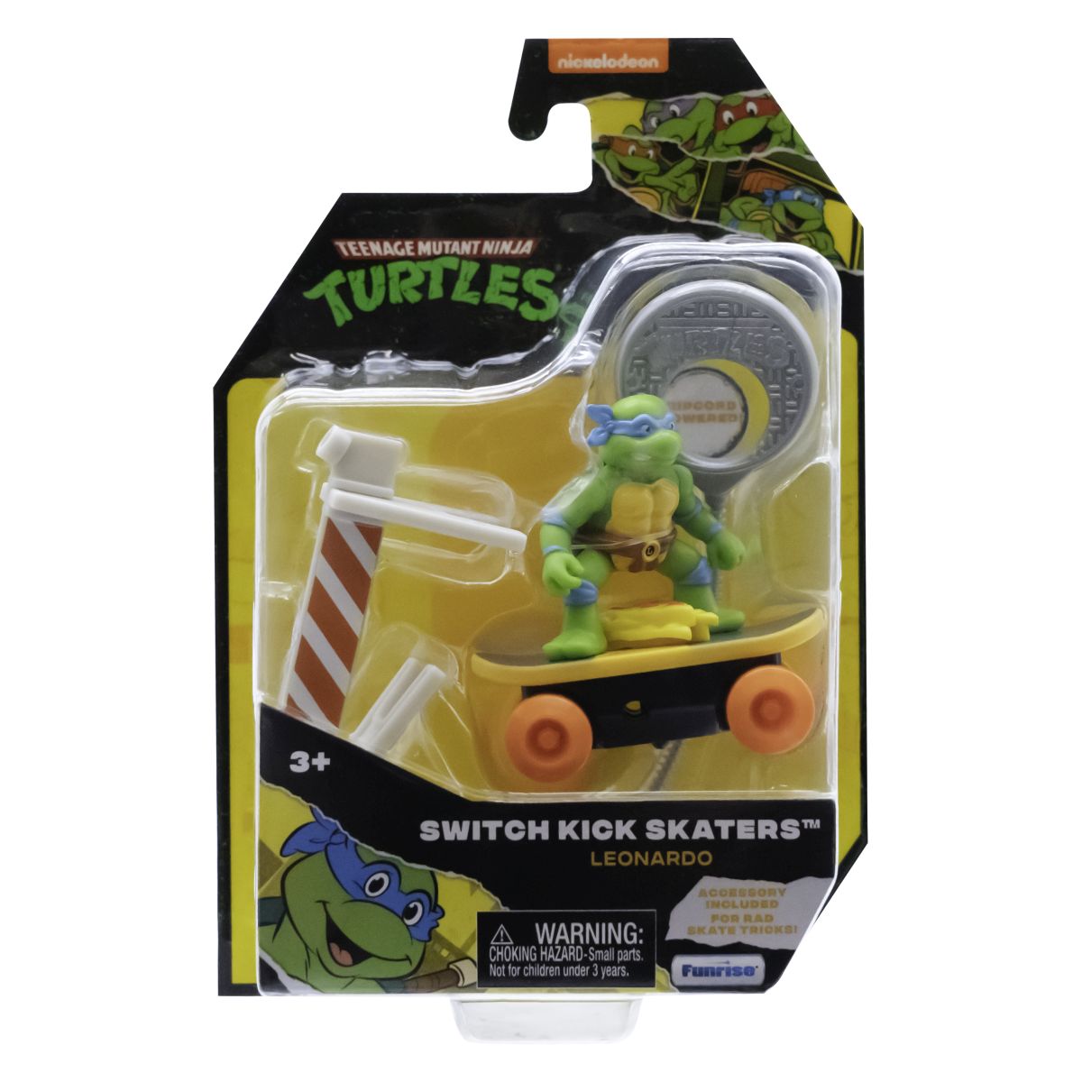 FUNRISE Skateboard Ninja Turtles Switch Kick Skaters, 7 cm