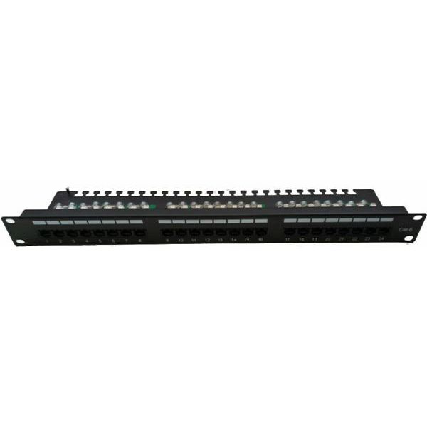 MASTERLAN Patch panel 19" MXL-PP61-24-MS, 24xRJ45, Cat6, 1U, s tie ...